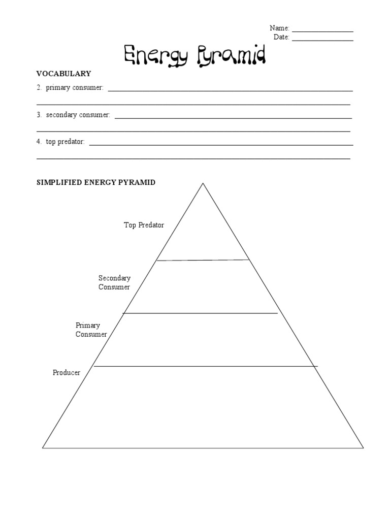 Energy Pyramid | PDF