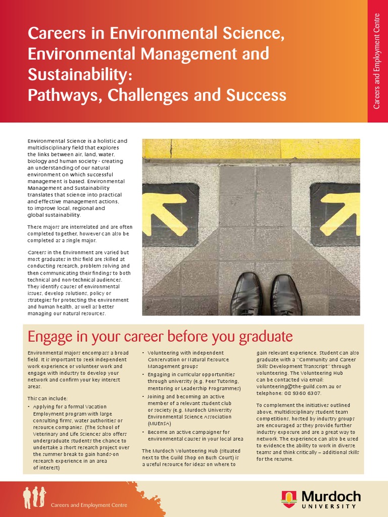 Careers in Environmental Science, Environmental Management and ...
