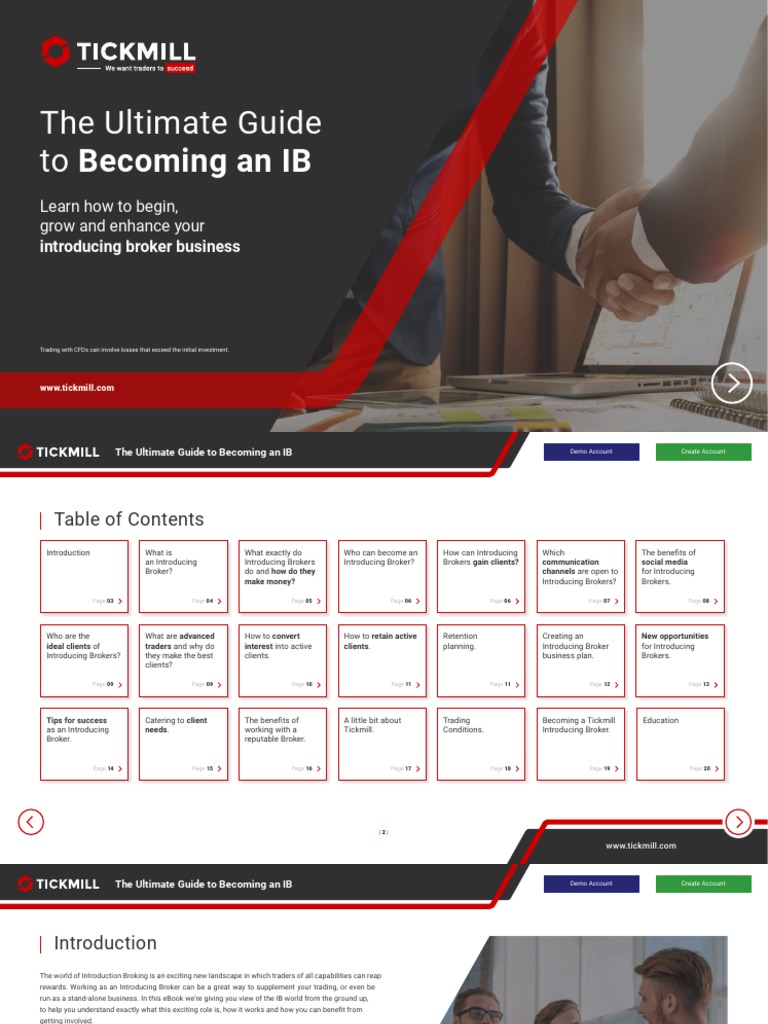 01 - The Ultimate Guide of Becoming An Ib - Tickmill - en PDF | PDF | Social Media | Popular ...