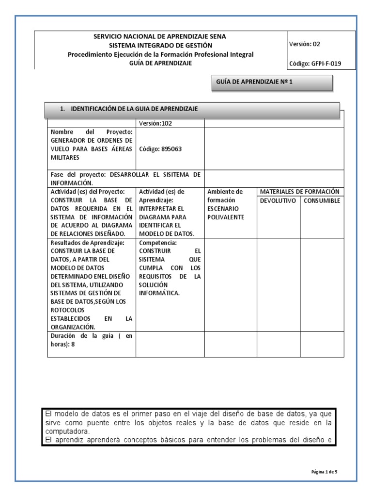 Guia 2 BaseDatos | PDF | Base de datos relacional | Bases de datos