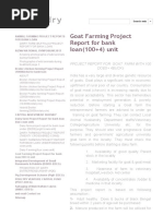 Project Report On Goat Farming | PDF | Meat | Goat