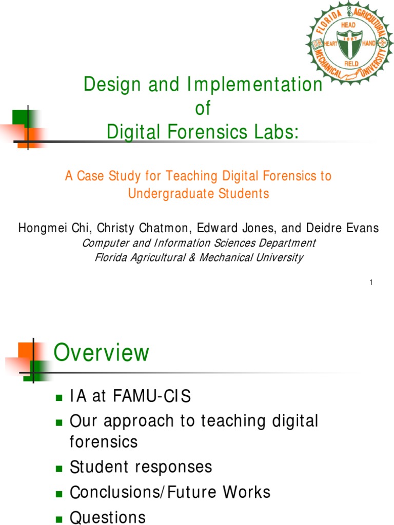Digital Forensics Lab Design for Students | PDF | Computer Forensics ...