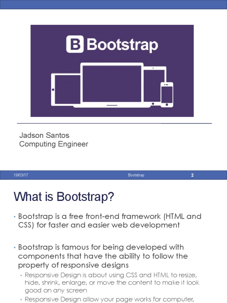 Bootstrap Manual | PDF | Bootstrap (Front End Framework) | Responsive ...