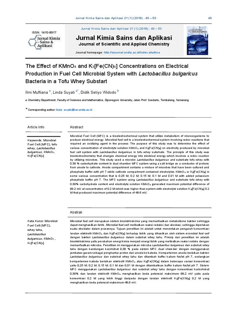 236358-The-Effect-Of-Kmno4-And-K3fecn6-Concentr-3bfd685a.pdf 2 | PDF ...