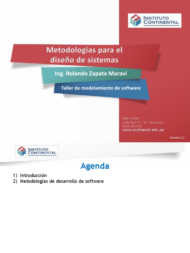 Taller de Modelamiento de Software Metod PDF | PDF | Ingeniería de software | Software