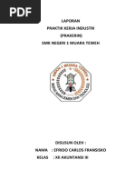 Format Lampiran Laporan Magang D1-1 | PDF