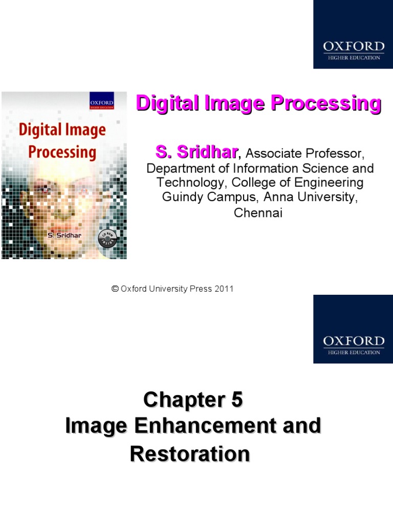 Image Enhancement Restoration | PDF | Telecommunications Engineering ...