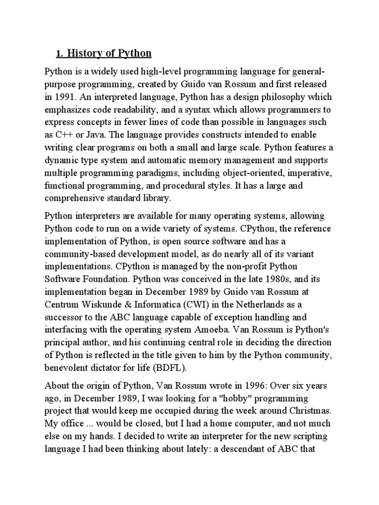 Python UNIT-I | PDF | Python (Programming Language) | Scripting Language