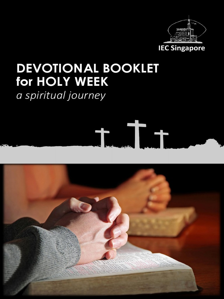 Holy Week Booklet 2020 (English) | PDF | Confession (Religion) | Jesus