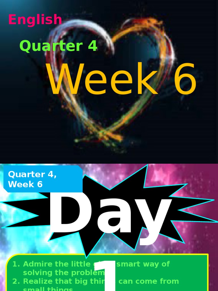 Quarter 4, Week 6 English | PDF