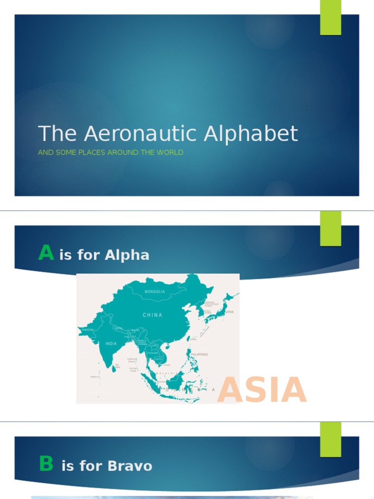 The Aeronautic Alphabet: and Some Places Around The World | PDF