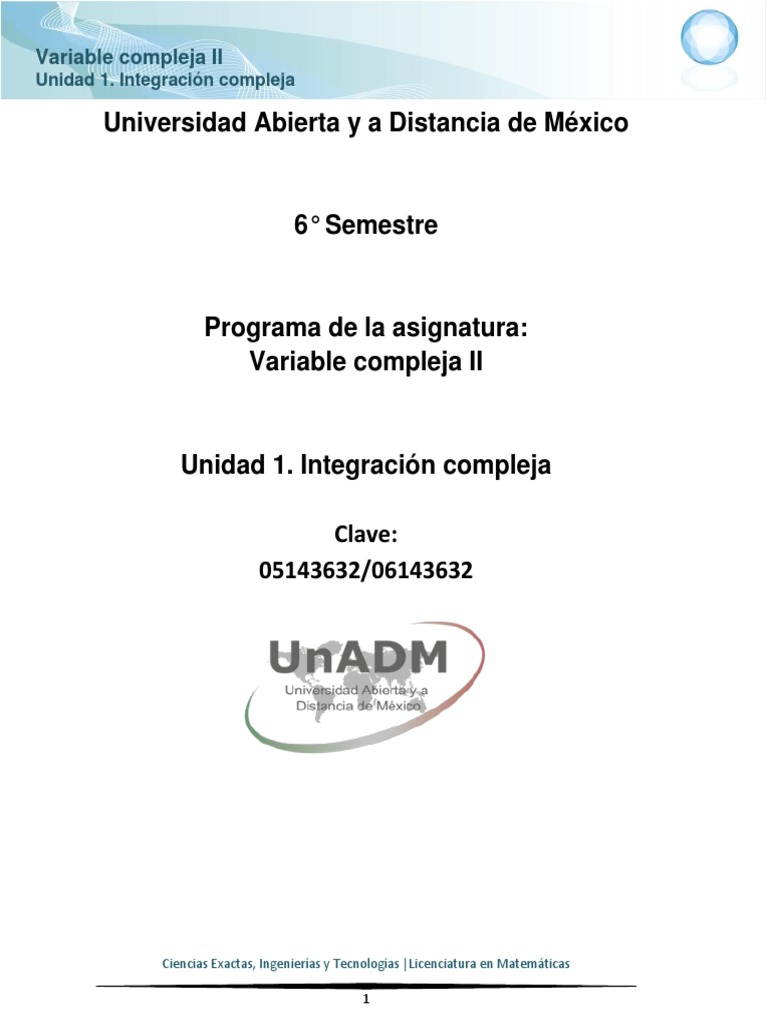 Integración Compleja: Fundamentos y Tipos | PDF | Análisis complejo ...