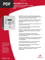 REX615 Relay Technical Overview | PDF | Electrical Grid | Computer Network