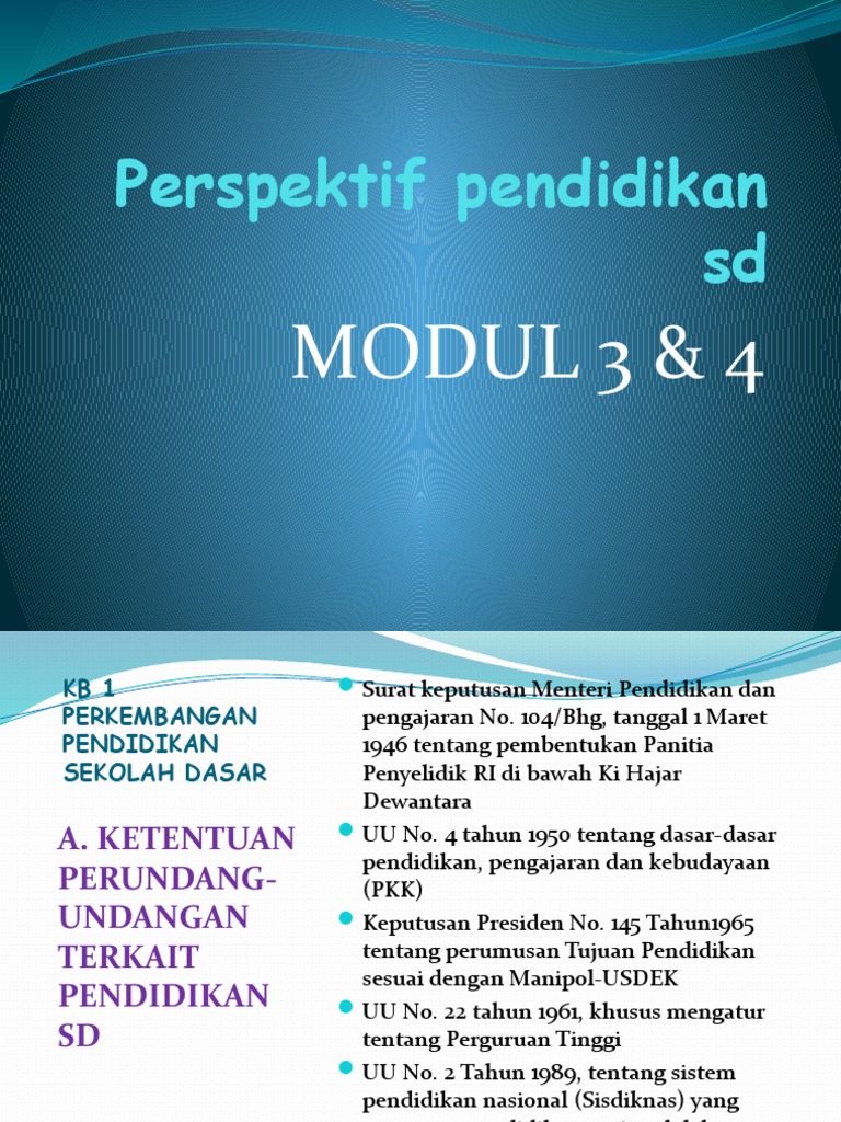 MODUL 3 Dan 4 | PDF