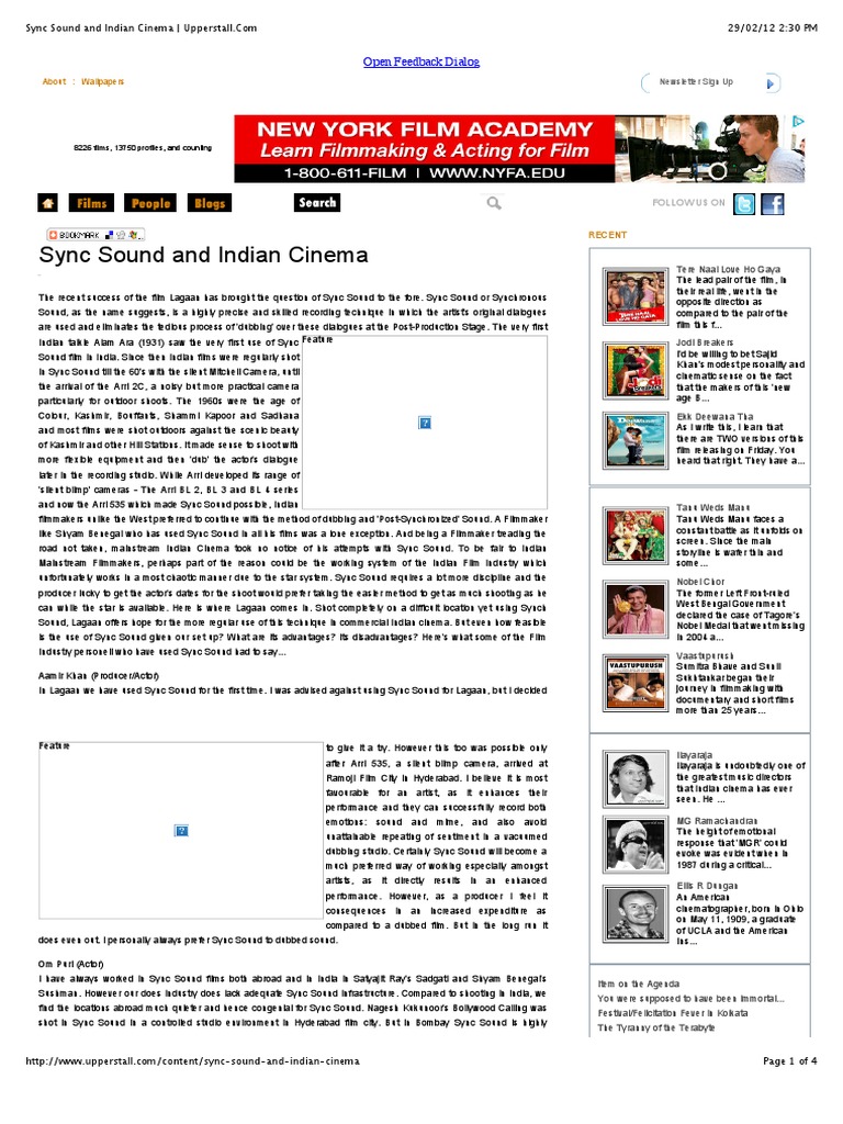 1 PDF | PDF | Cinema Of India