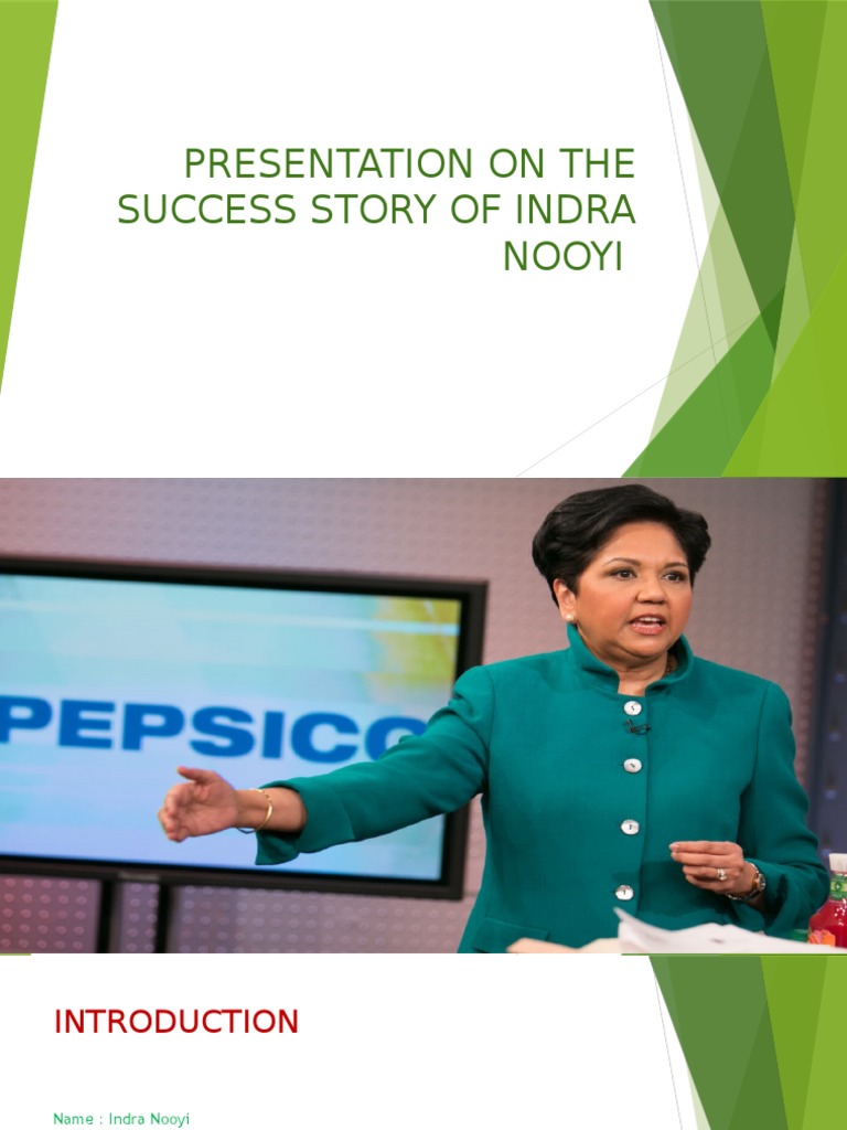 Indra Nooyi's Success Story | PDF