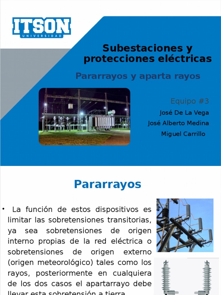 Pararrayos y Aparta Rayos | PDF | Resistencia Eléctrica y Conductancia | Bienes manufacturados