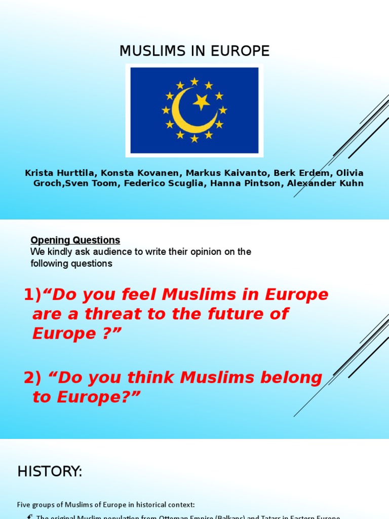 Muslims in Europe: Integration Challenges | PDF | Immigration | Europe ...