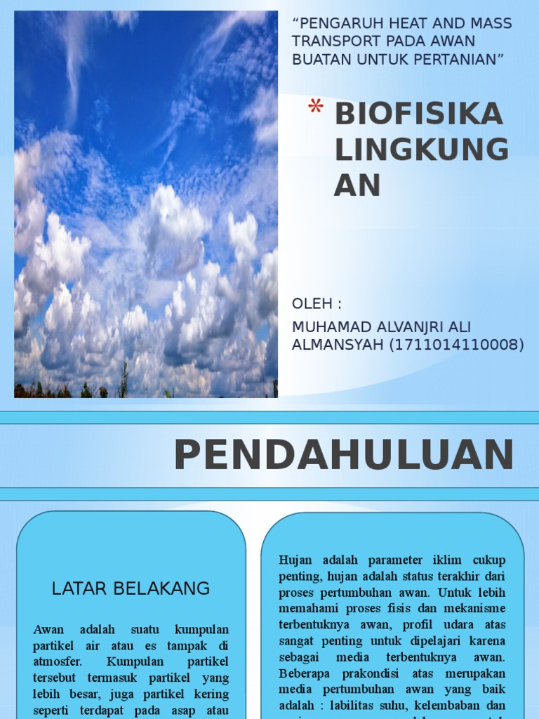 Biofisika Lingkungan | PDF