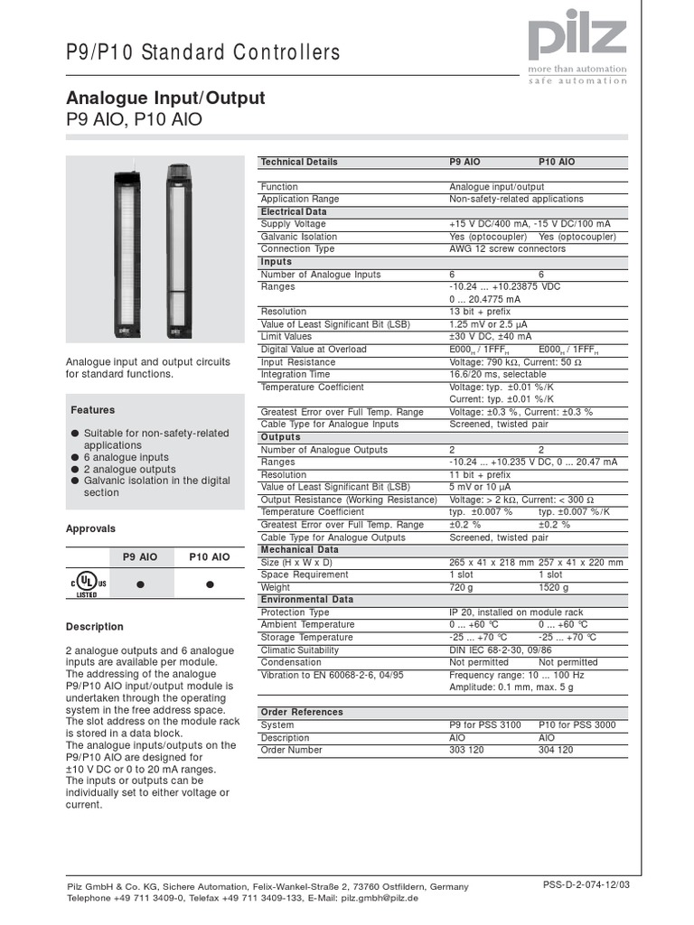 P9/P10 Standard Controllers: P9 Aio, P10 Aio | PDF | Direct Current ...