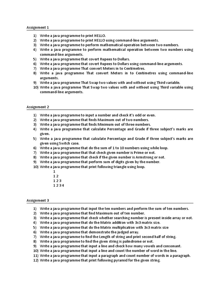 OOPJ Practicals GTU | PDF | Java (Programming Language) | Class ... OOPJ Practicals GTU | PDF | Java (Programming Language) | Class ...