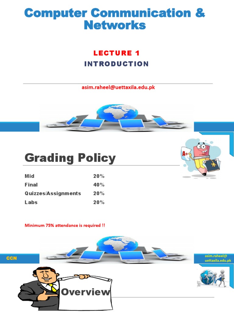 Computer Communication & Networks: Asim - Raheel@uettaxila - Edu.pk ...