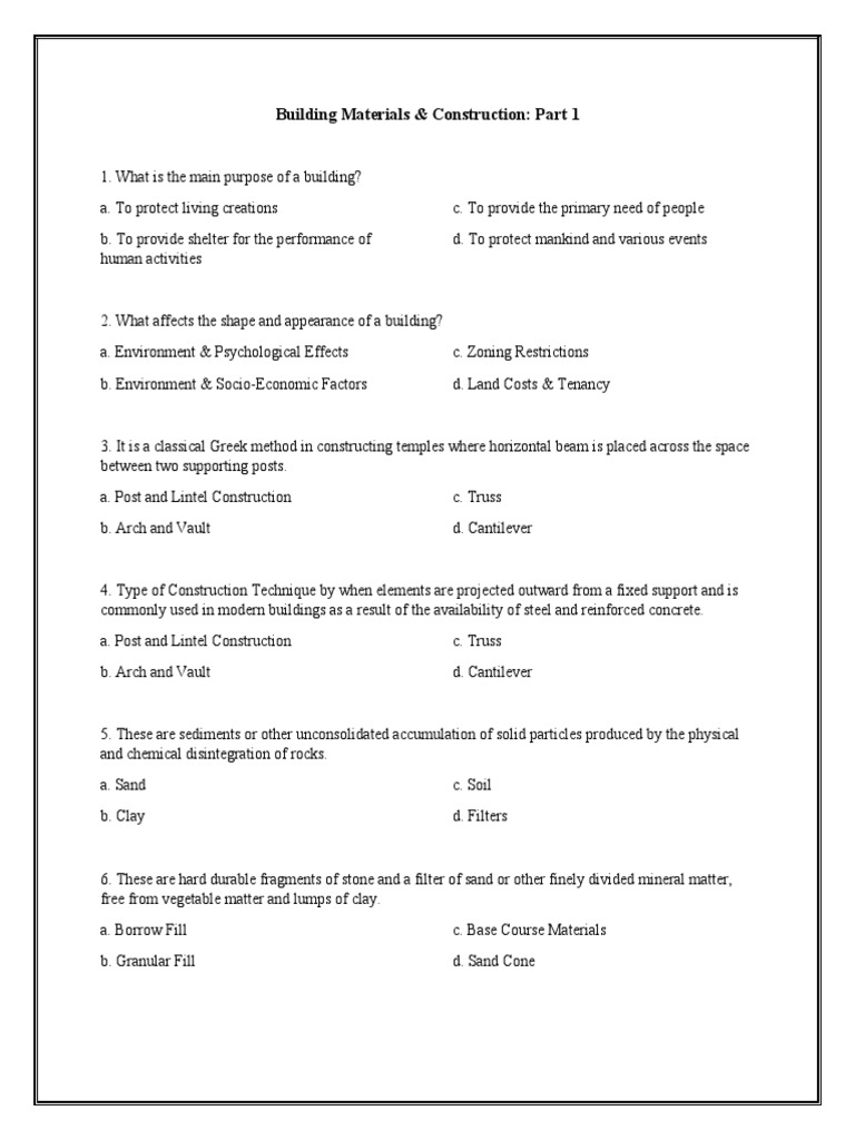 Building Materials & Construction | PDF | Lumber | Wood