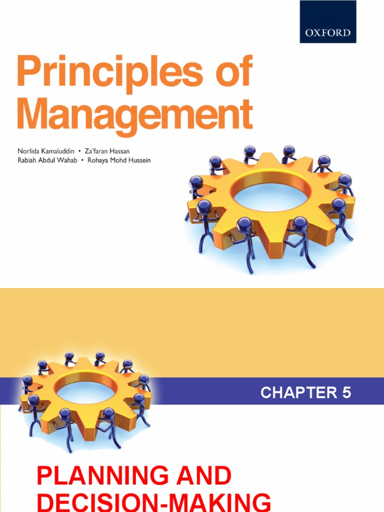 Chapter 5 Planning and Decision Making | PDF | Group Decision Making | Goal