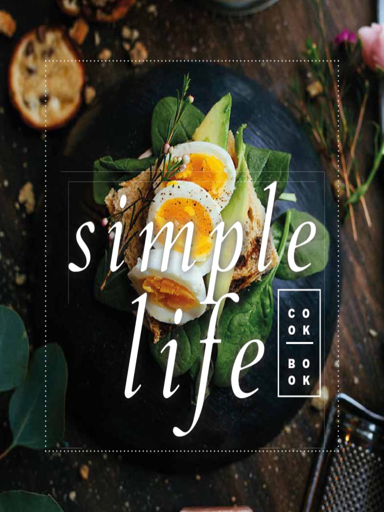 Simple Life Cookbook Template NO PRINTABLE PDF | PDF