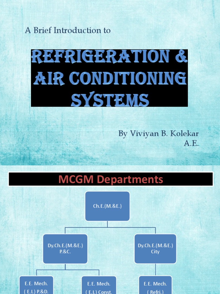 Air Conditioning & Refrigeration Systems 1 PDF | PDF | Air Conditioning ...