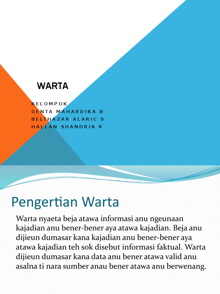 WARTA | PDF