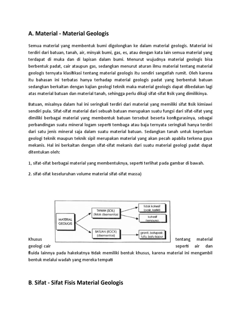 Sifat Mekanika Material Geologis | PDF | Ilmu Sosial | Sains & Matematika