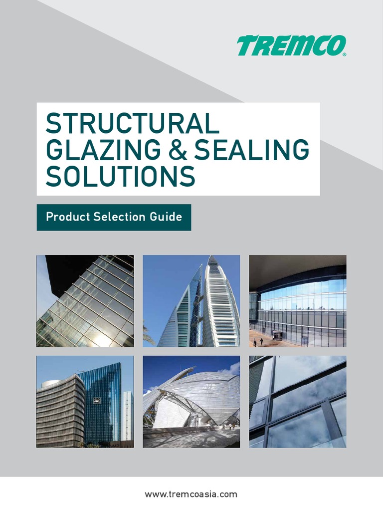 Tremco Product Selector - Glazing MY SG (Web) | PDF | Silicone | Materials