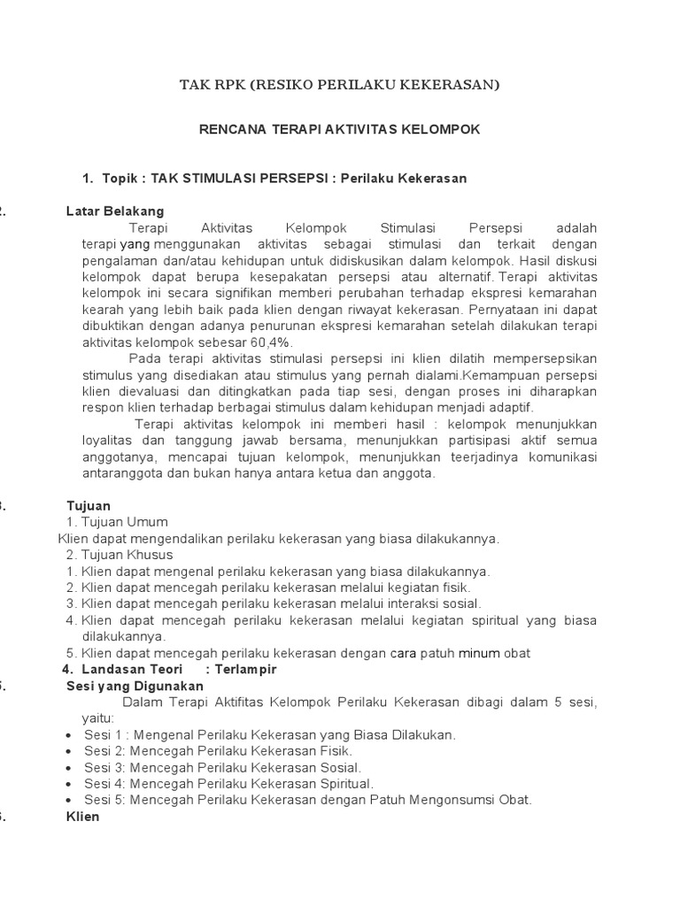 Tak RPK | PDF | Pengembangan Diri