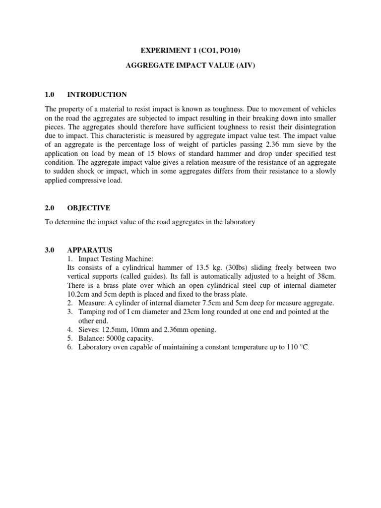 Experiment 1-Aiv | PDF | Applied And Interdisciplinary Physics | Materials