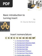 CNC Insert Designations and Types | PDF | Engineering Tolerance | Crafts