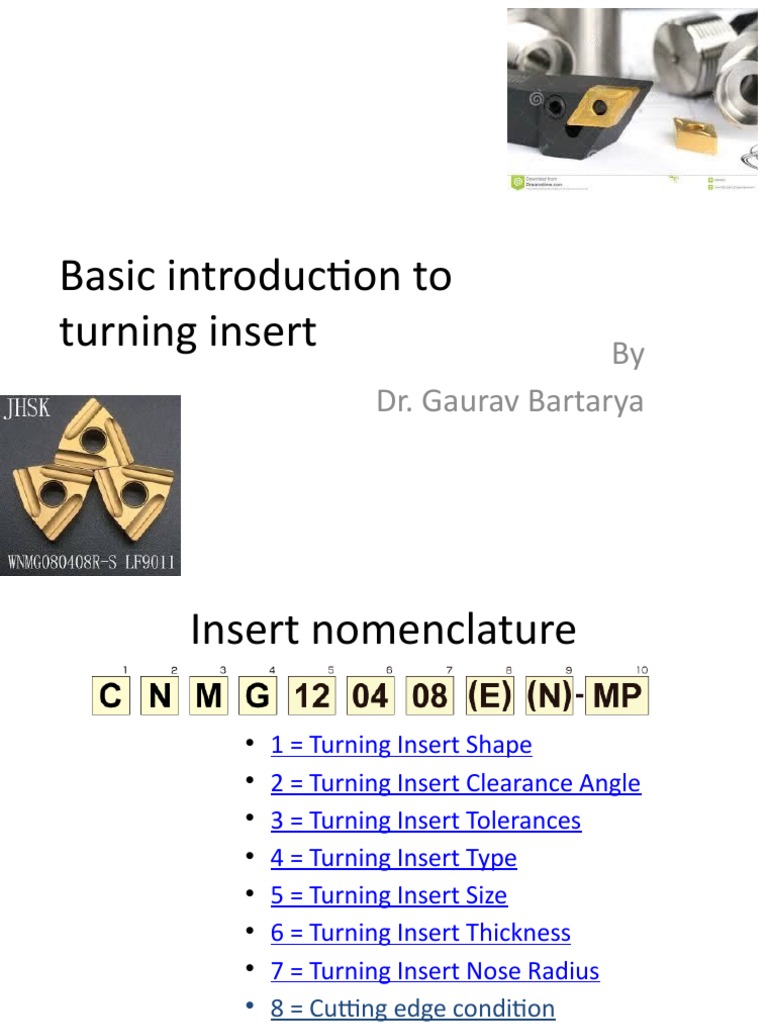 General Cutting Insert | PDF | Machining | Mechanical Engineering