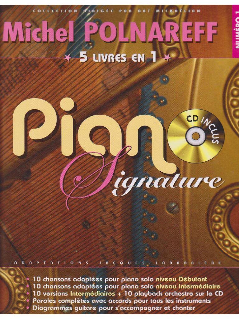 Michel Polnareff - Piano Signature | PDF