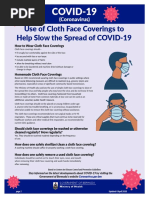 CDC - Cloth Face Mask | PDF | Clothing | Textiles