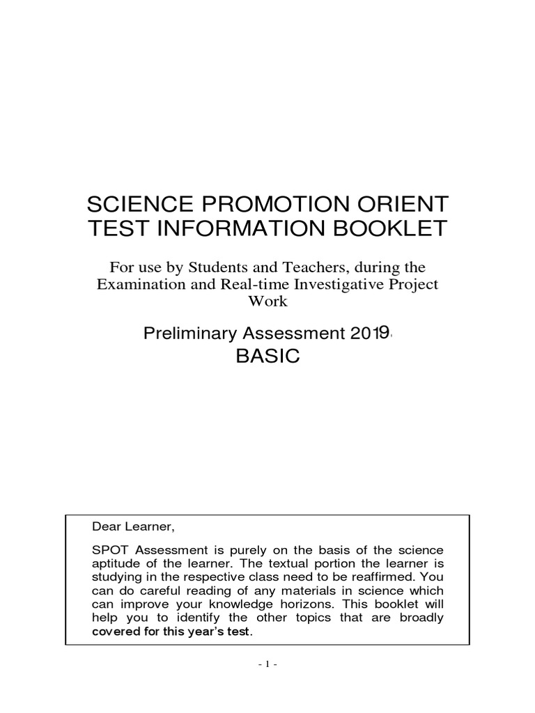 Spot Basic Booklet | PDF | Marie Curie | Planets