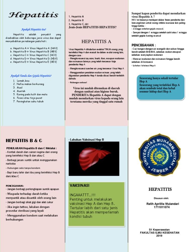 Leaflet Hepatitis-Dikonversi | PDF