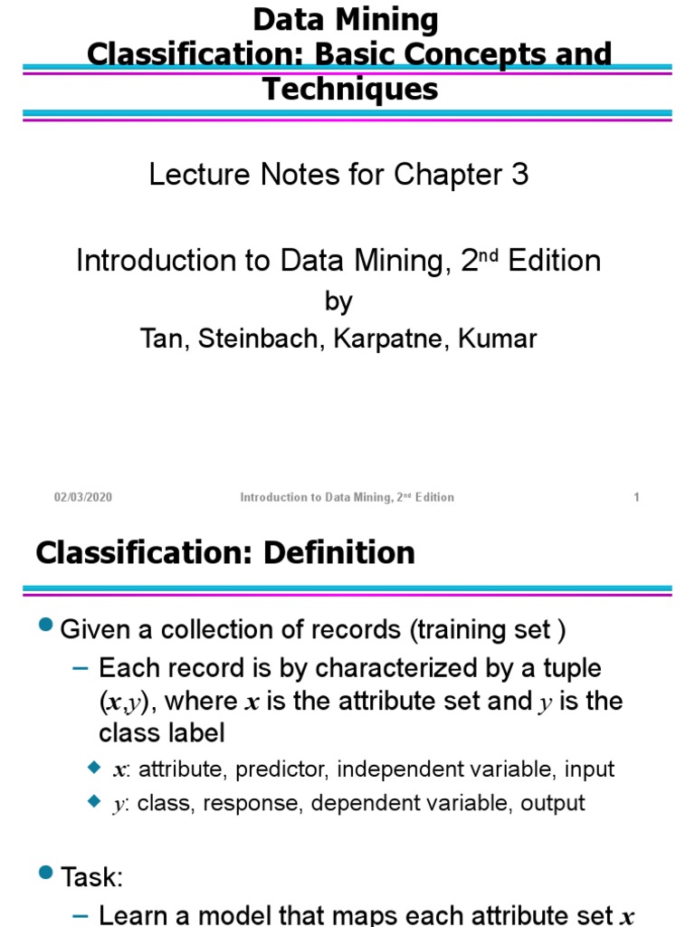 Data Mining Classification Techniques | PDF | Statistical Classification | Machine Learning