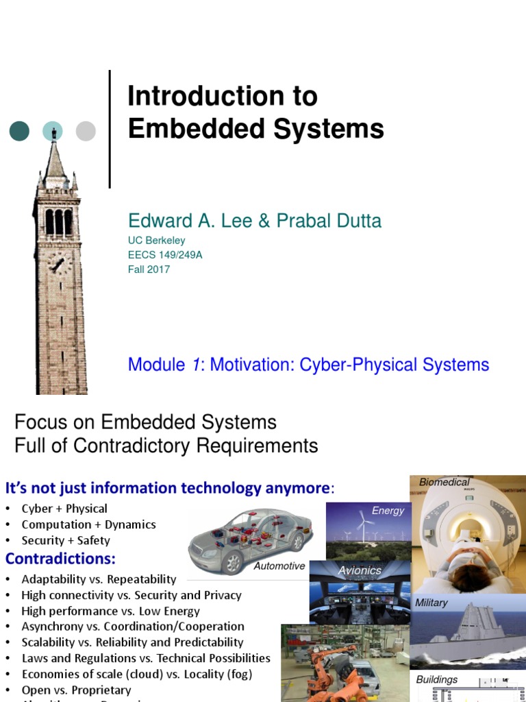 Introduction To Embedded Systems: Edward A. Lee & Prabal Dutta | PDF ...