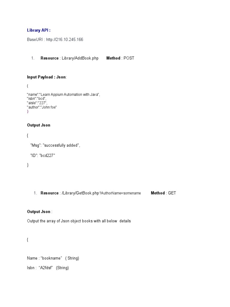 E2E Testing On Library API | PDF
