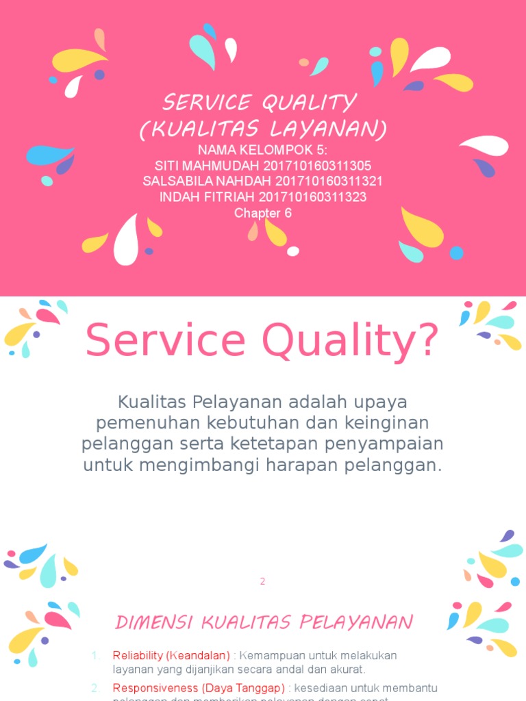 Dimensi Kualitas Layanan Servqual | PDF
