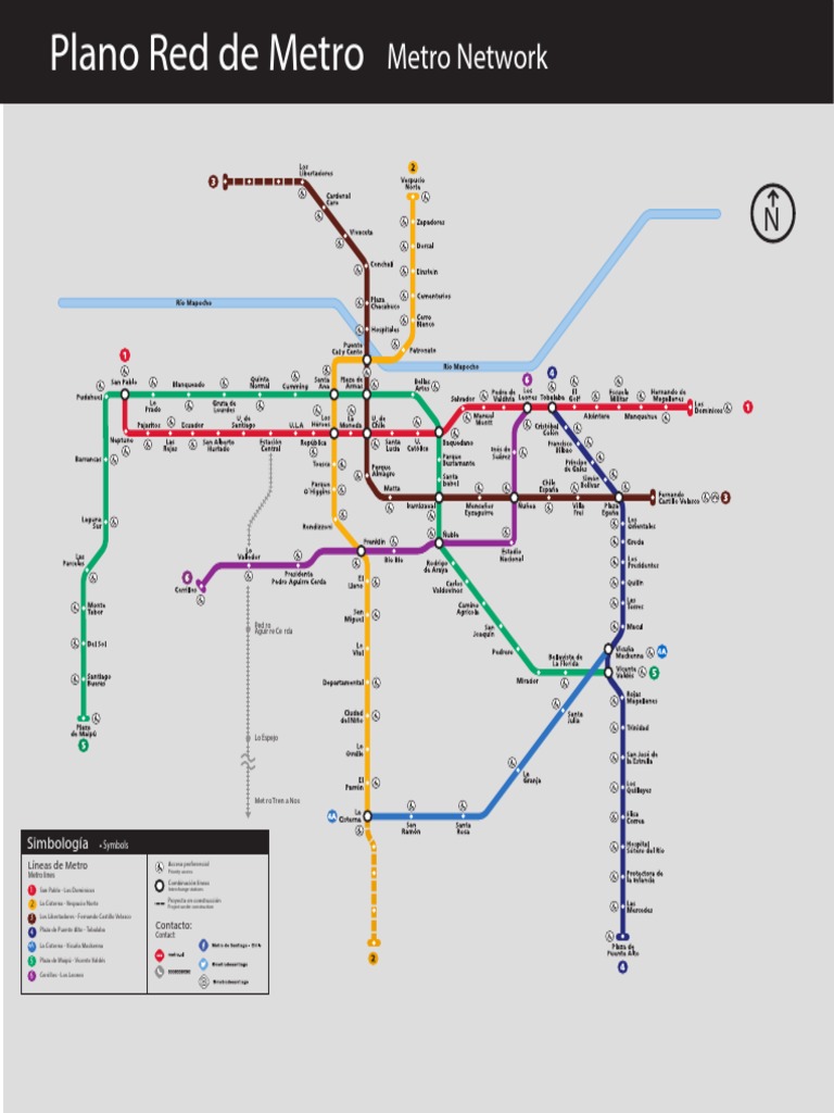 Plano Red de Metro Actualizado PDF | PDF