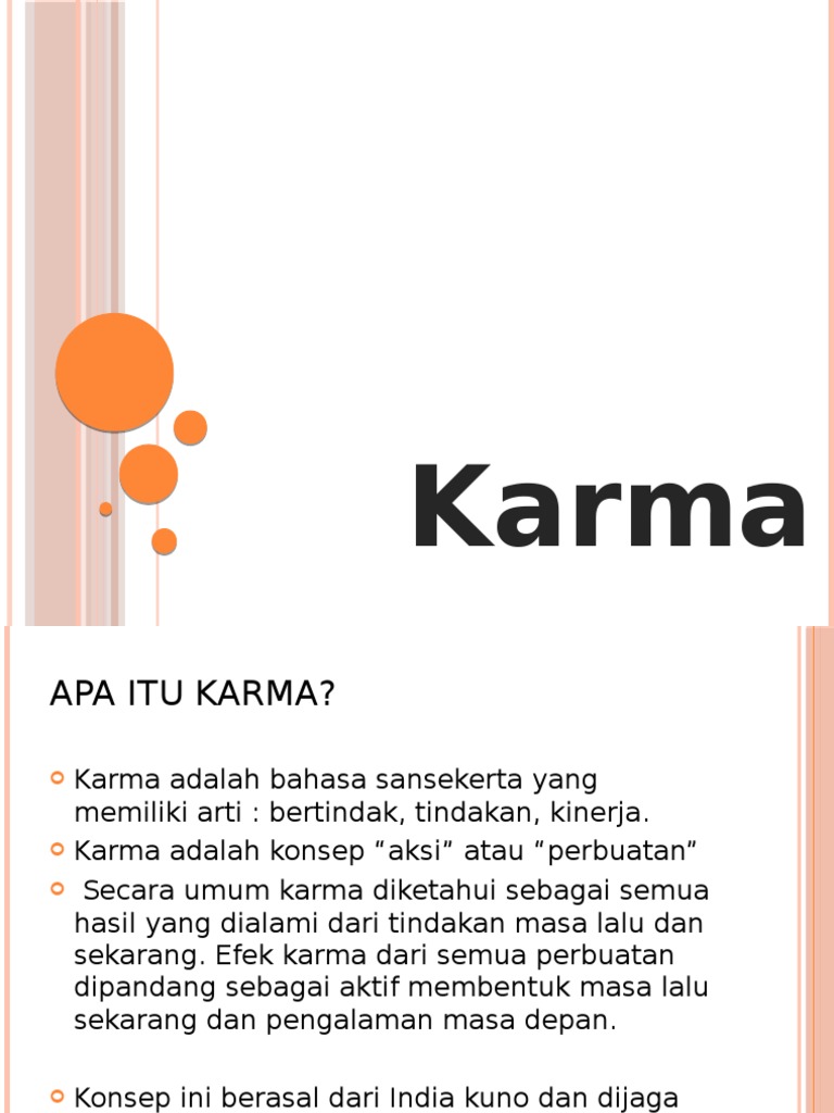 Persentasi Karma | PDF