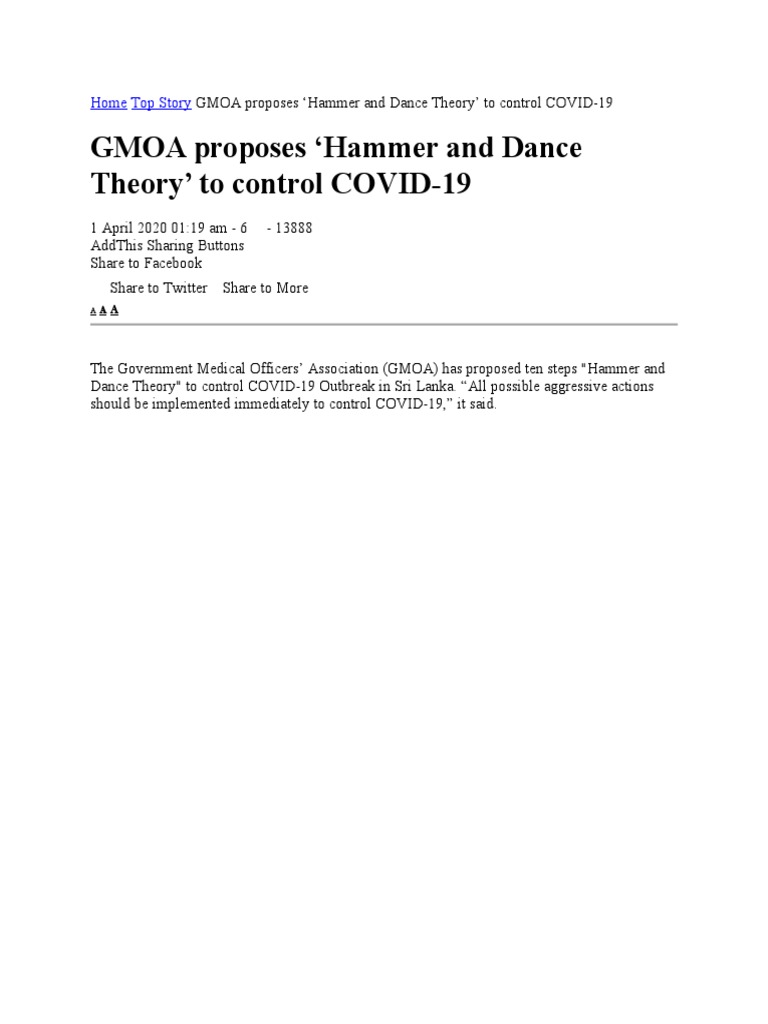 Home Top Story GMOA Proposes | PDF | Social Science