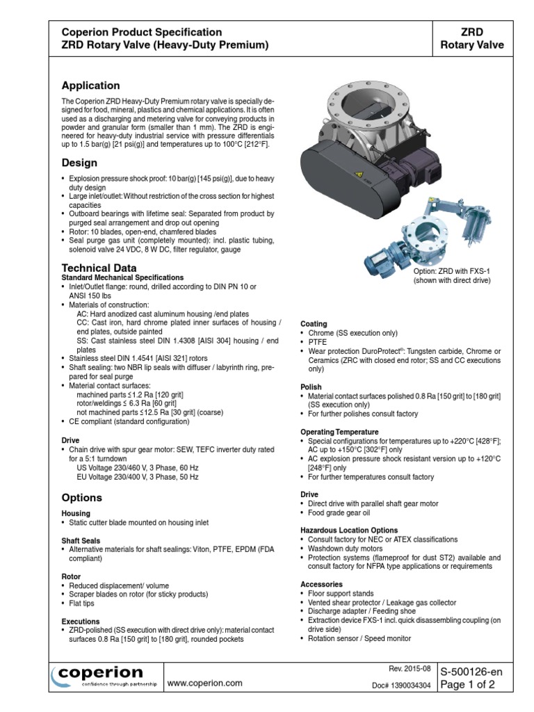 en ZRD | PDF | Valve | Electric Motor