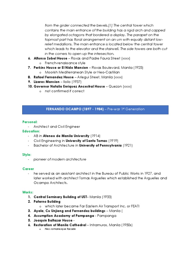 Manila Cathedral Restoration by Fernando Ocampo | PDF | Art Media ...